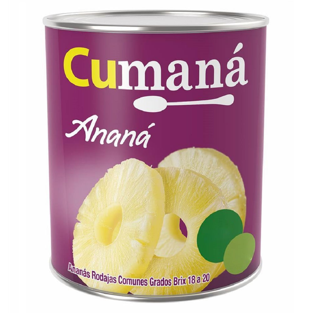 ANANA CUMANA EN RODAJAS X836G