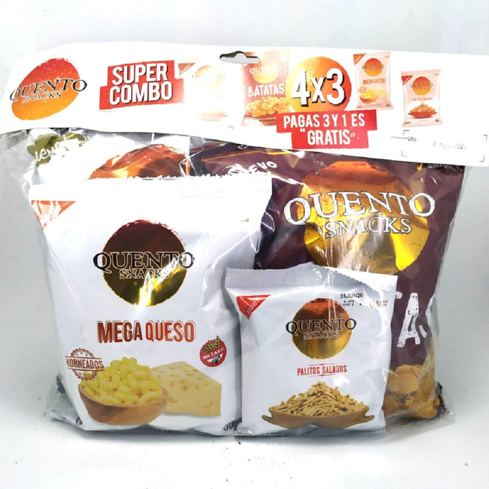 PAPAS FRITAS QUENTO COMBO X290GR