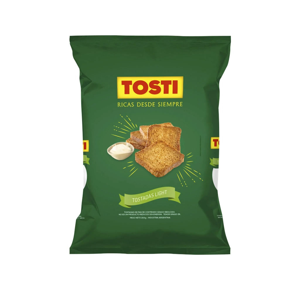 TOSTADAS TOSTI LIGHT X200GR