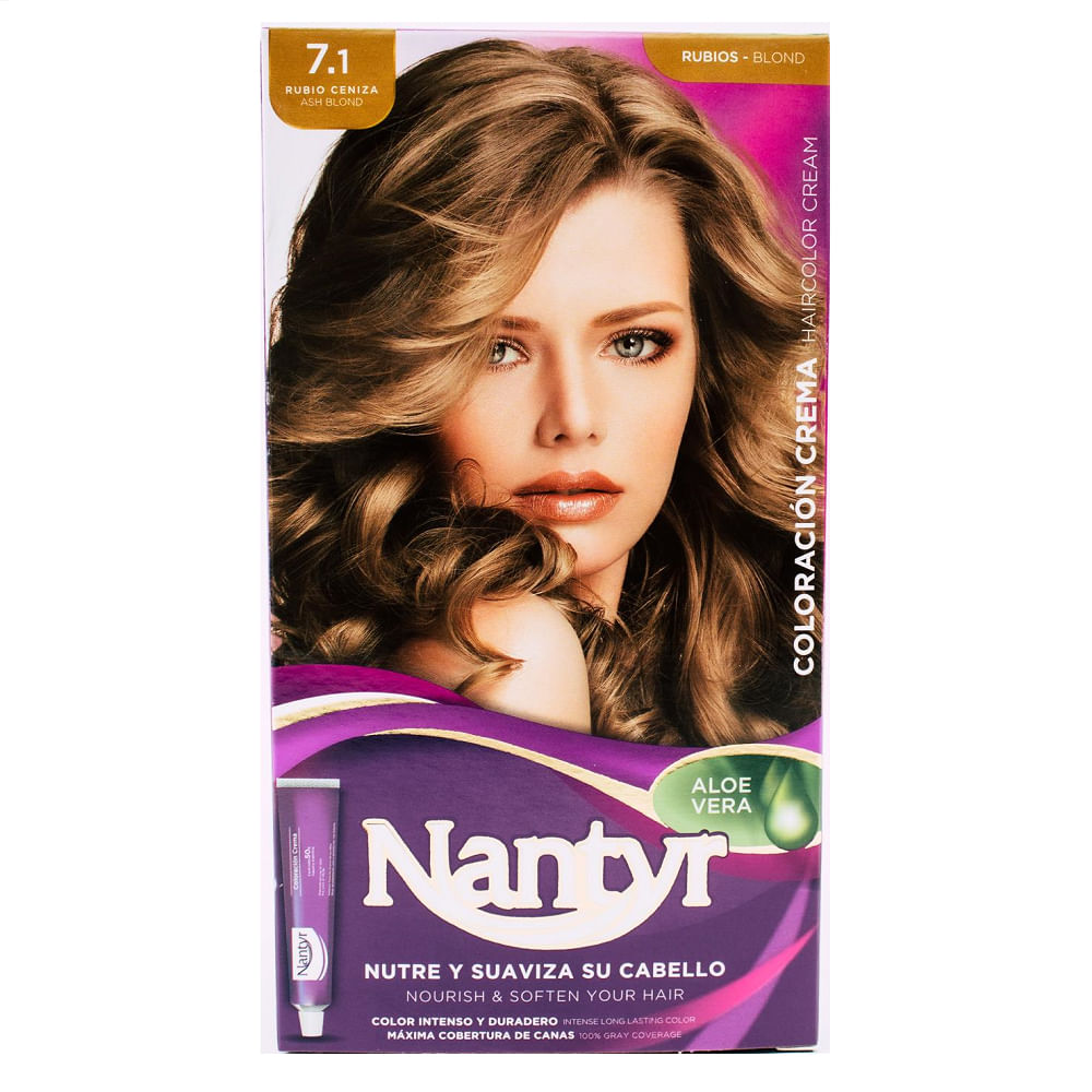 TINTURA NANTYR RUBIO CENIZA 7.1