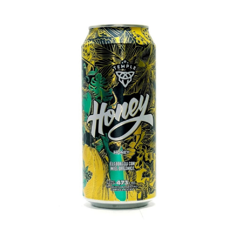 CERVEZA TEMPLE HONEY LATA X473CC CERVEZA TEMPLE HONEY LATA X473CC