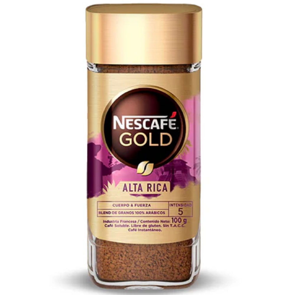 CAFE NESCAFE GOLD ALTA RICA FRASCO X100GR